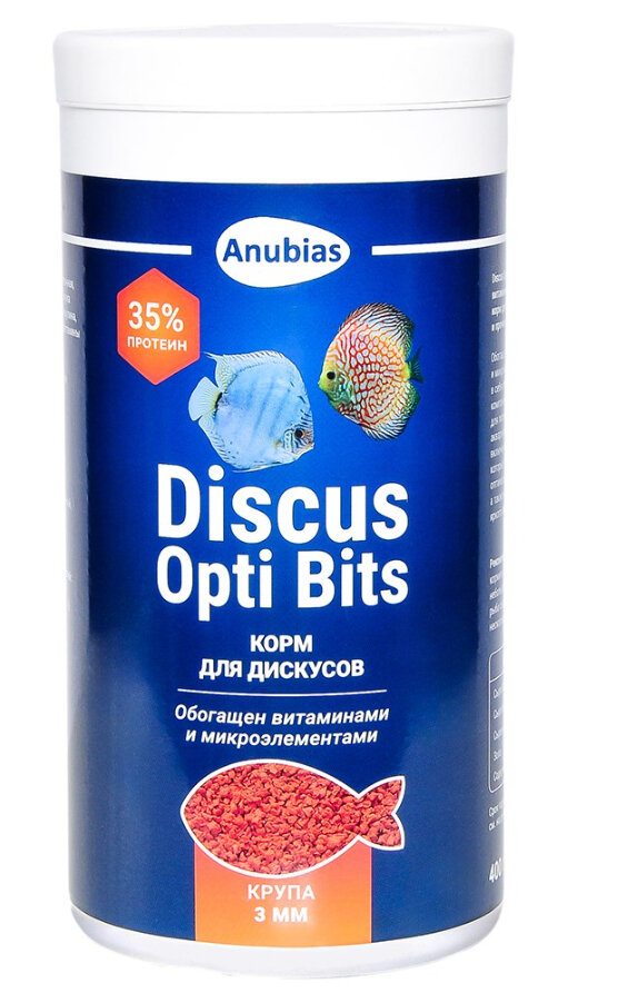 Корм для рыб Anubias Discus Opti Bits, 400 г