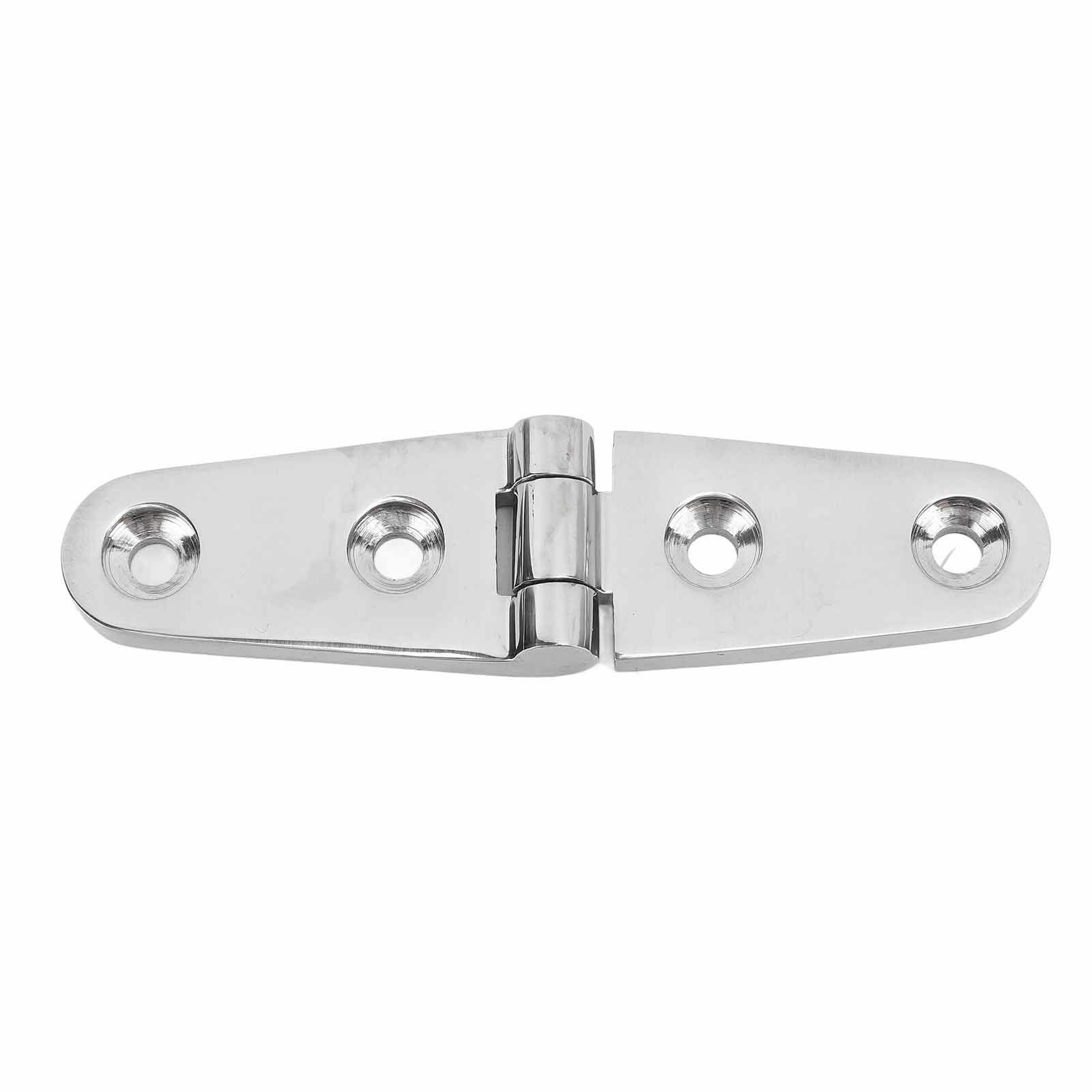 4 шт. петли для люка лодки из нержавеющей стали 316, устойчивые к ржавчине, прочные петли для люка для яхты 103 X 27 мм / 4,1 X 1,1 дюйма