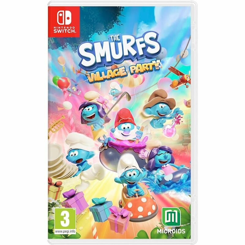 Игра The Smurfs: Village Party (русские субтитры) для Nintendo Switch