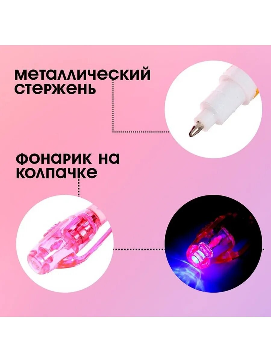 Шпионский набор: ручка с невидимыми чернилами
