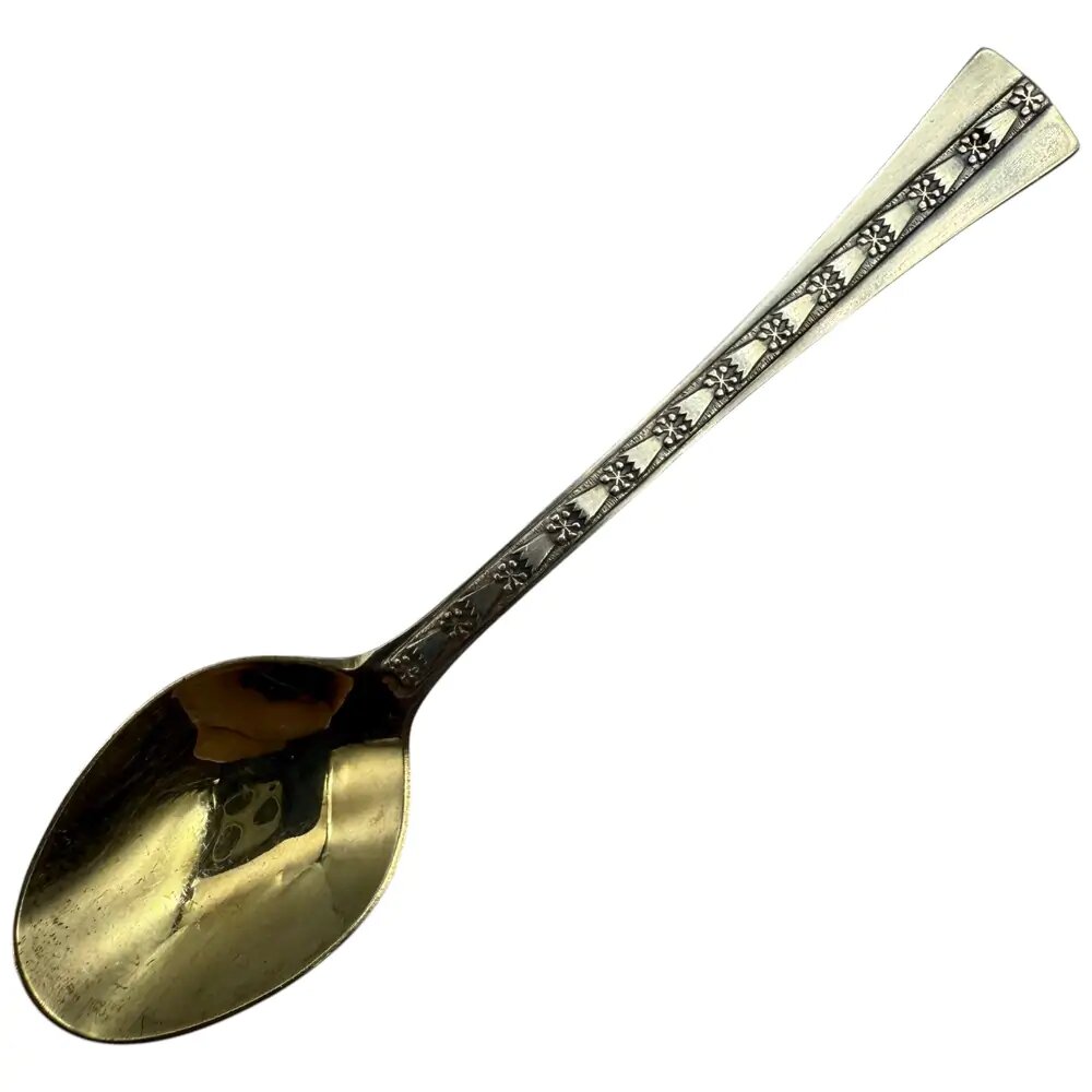 Ложка кофейная "Централь", 10 см, серебро 0.916, 1975 г. Таллинская ювелирная фабрика (5TJ), СССР