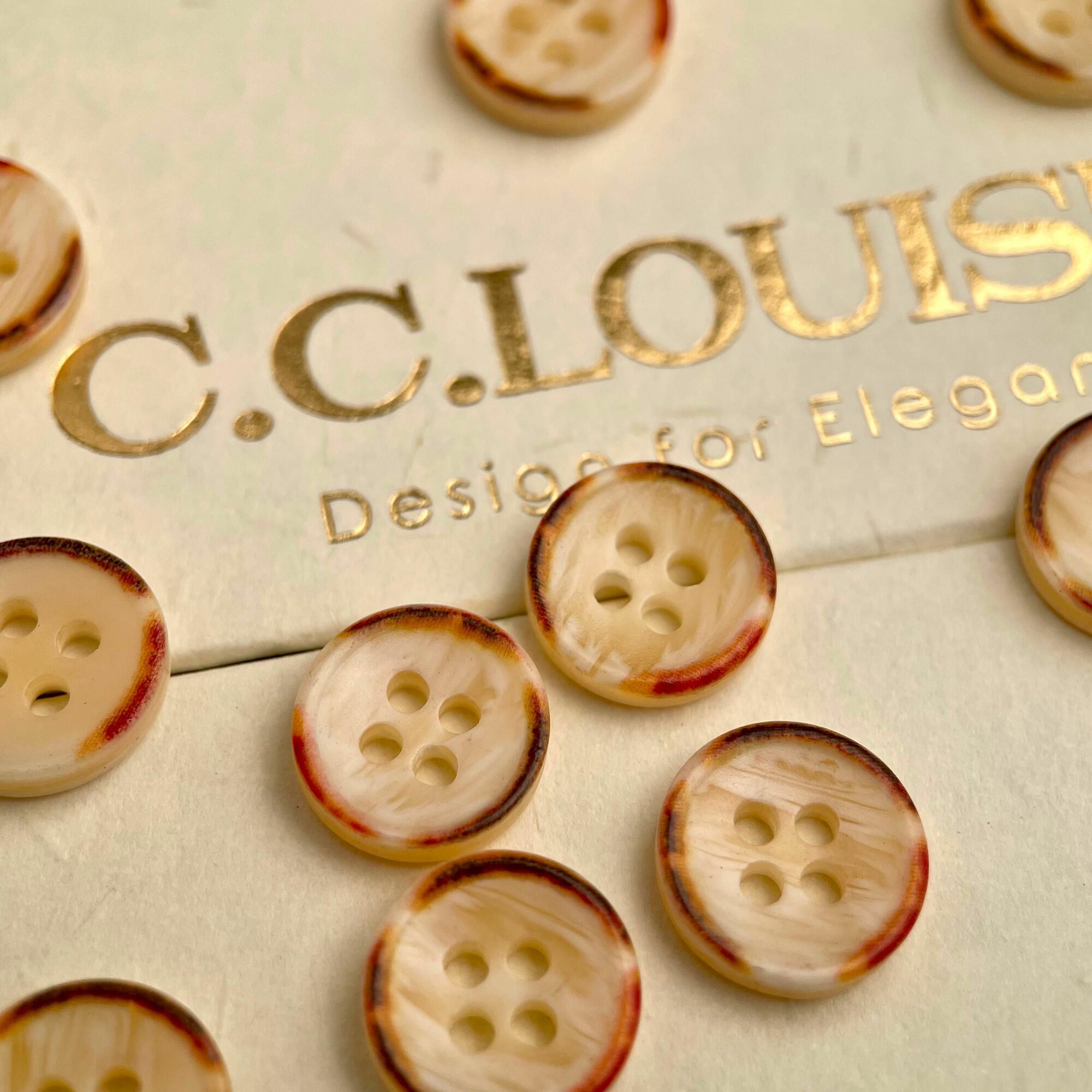 Винтажные пуговицы для рубашки из смолы, 4 отверстия с обожженной текстурой 11 мм 10 шт декоративные пуговицы для рубашек, кардиганов и свитеров, аксессуары для рукоделия