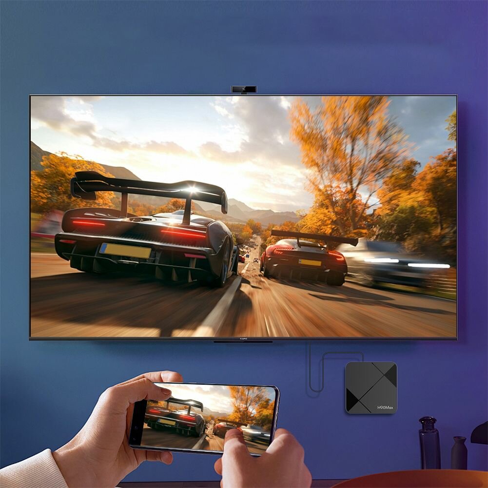 Android 14 Smart TV Box Wi-Fi 6, BT 5.4, HD медиаплеер, 2 ГБ 16 ГБ, EU