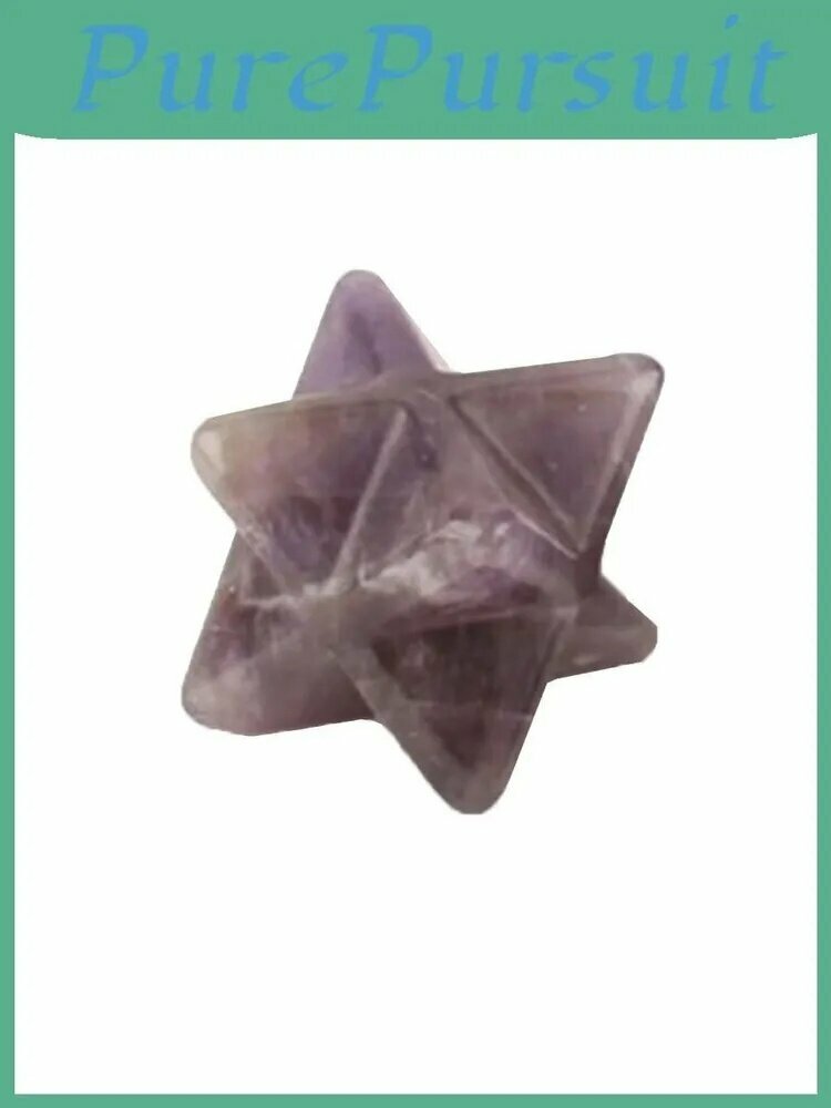 KNOW EASY-Кристалл звезда меркаба для сакрального исцеления и элегантного декора дома, аметист, 1,2x1,2x1,2 см