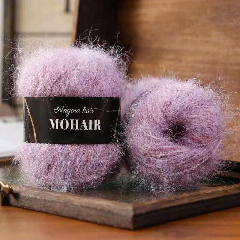 Пряжа из альпаки и мохера, для свитера ручной работы, сделай сам,1 кусок,25 г