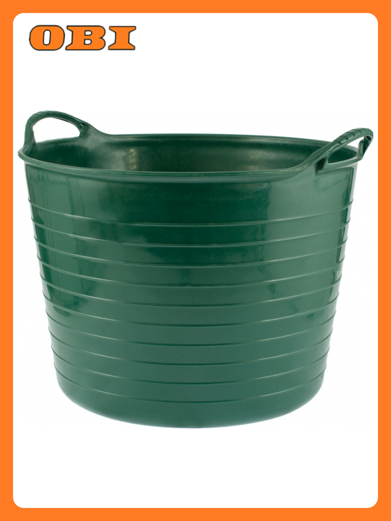 Ведро Сибртех 67512, сверхпрочное, гибкое, для пищевых продуктов, зеленое