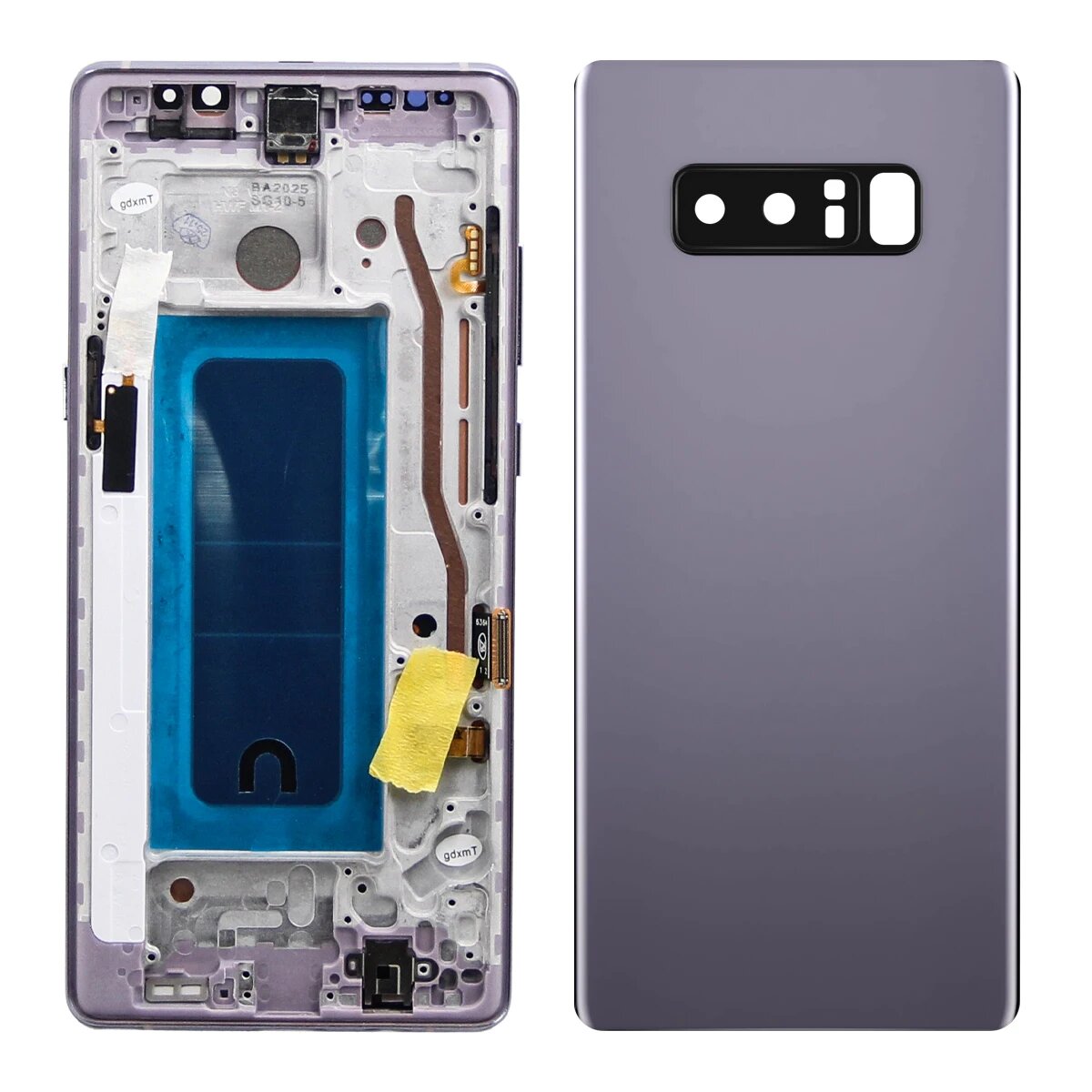 TFT для Samsung Note8 N950F N950U N950W N950FD ЖК-дисплей с цифровым преобразователем сенсорного экрана в сборе для Samsung Note 8, ЖК-дисплей Purple Frame Cover