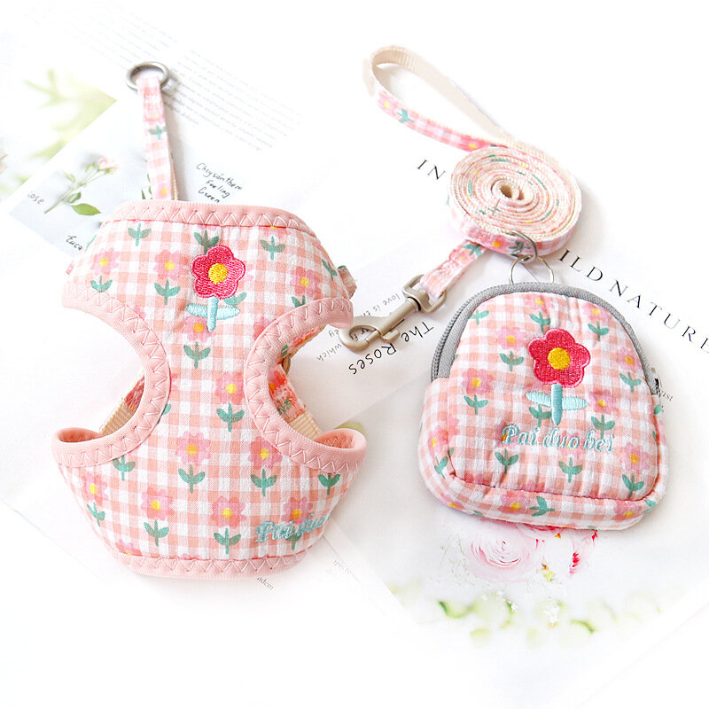 Поводок для домашних животных Amazon с защитой от взлома кошачий поводок для кошек прогулочный поводок жилет в стиле