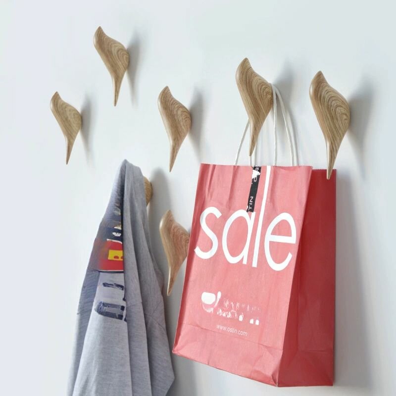 Декоративные крючки Птичий уют Стильное крепление для дома и офиса