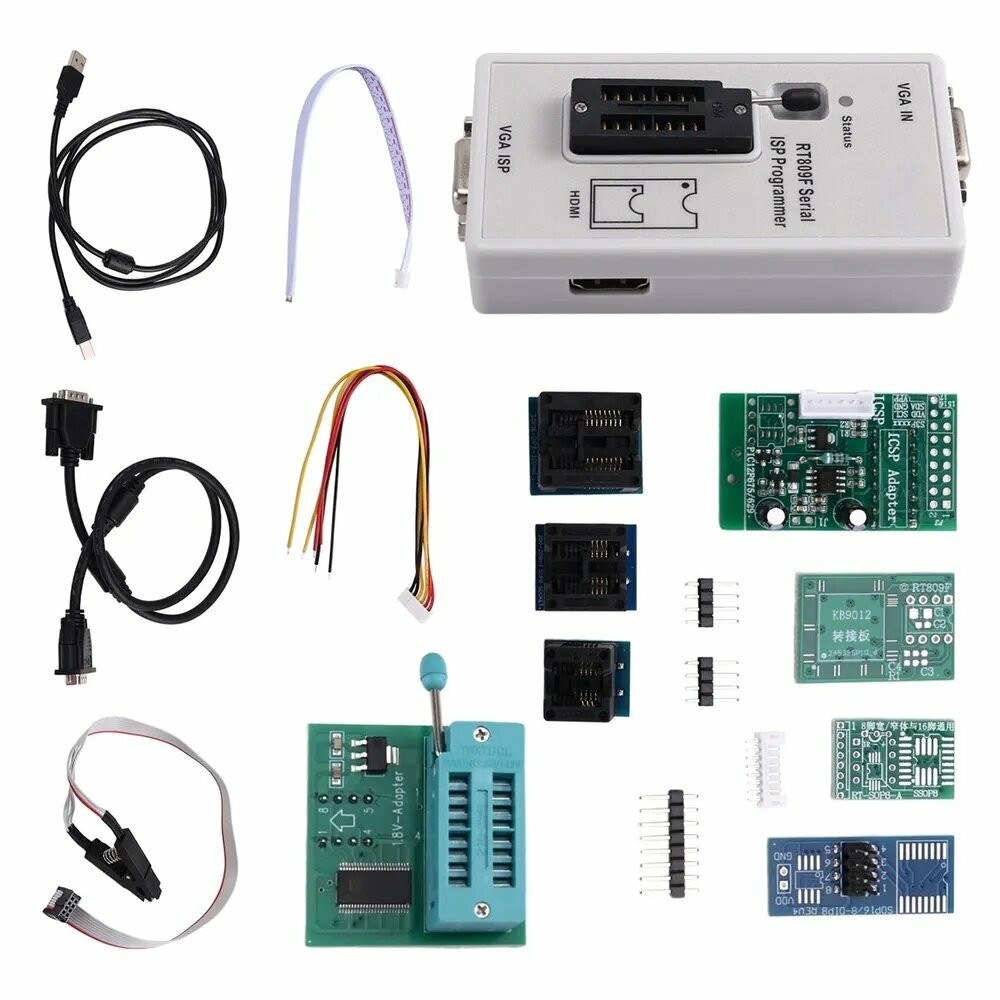 RT809F ISP USB Программатор Набор BIOS Burner LCD Usb Чип