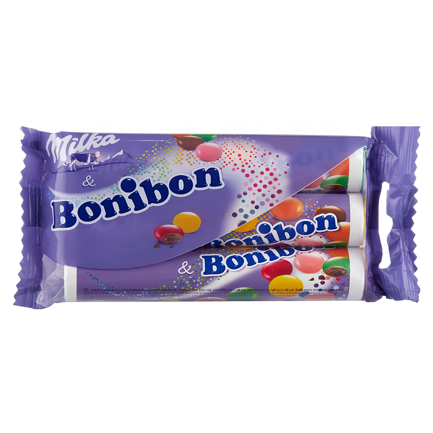 Milka Bonibon Dragee шоколадное драже 3 шт 72,9 гр