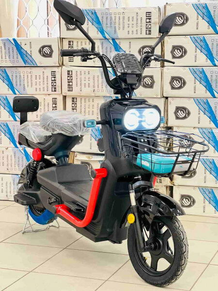 Электровелосипед с педалями SKY WAY Tank литий 48V\20am 800W R14 черный