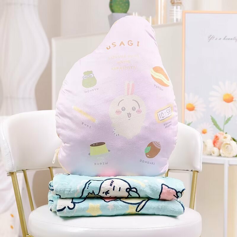 Плед с мультяшными персонажами, плюшевый плед для сна, плед для дивана, утепленный плед, плед для кондиционера, портативный дорожный плед, чехол для автомобиля.