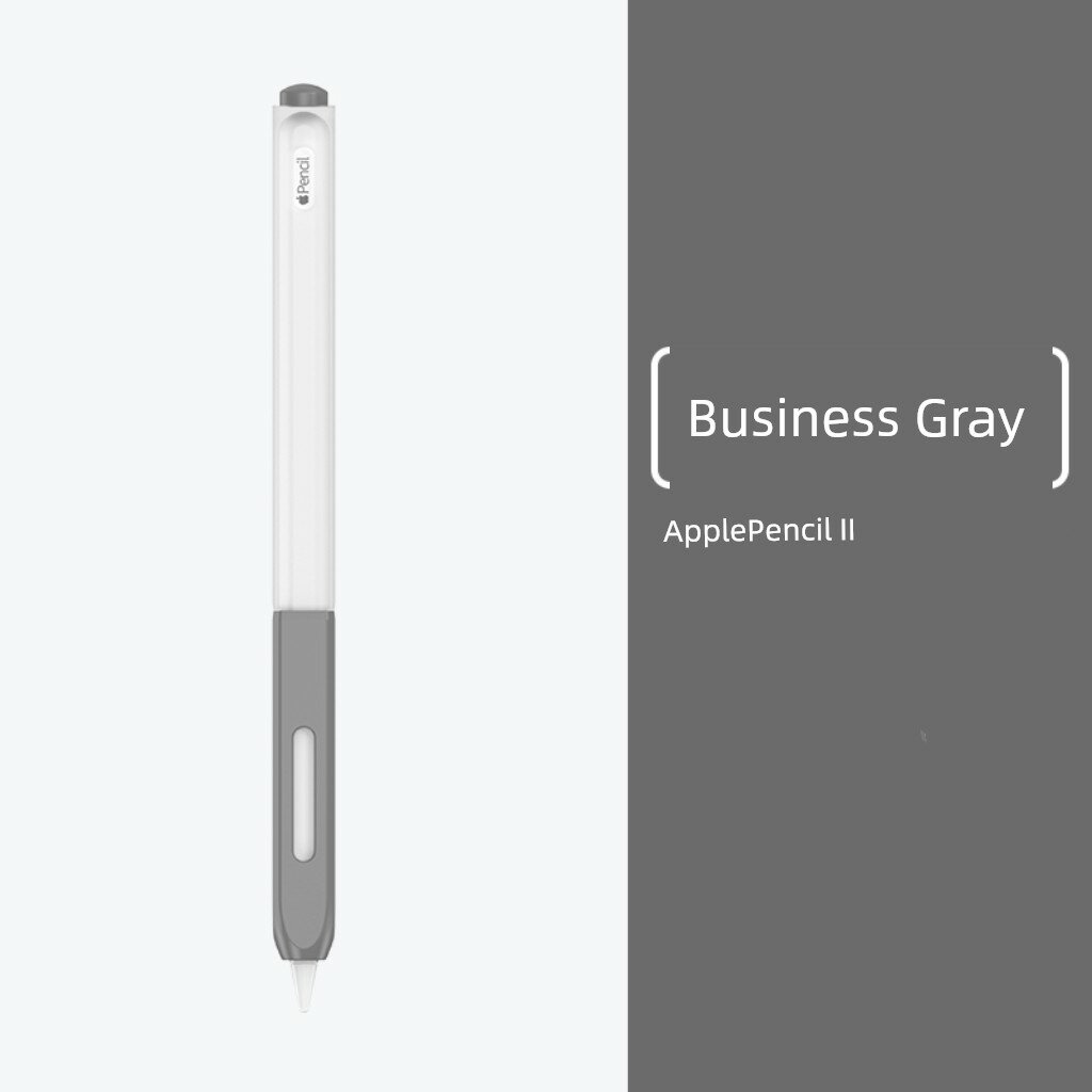 Кейс для Apple Pencil 2-го поколения в деловом сером цвете с магнитной зарядкой для iPad