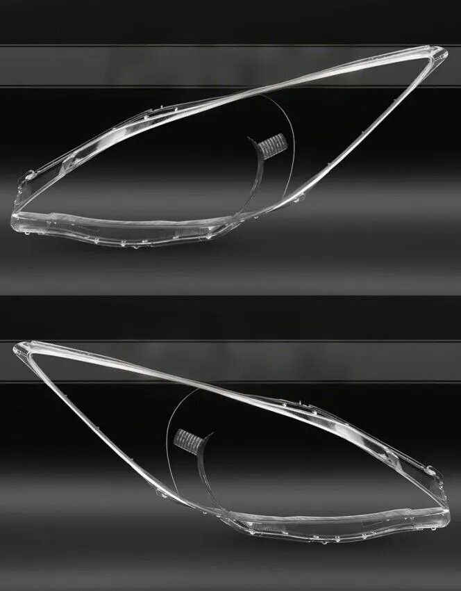 Стекло фары, арт. Стекла фар GNX для Mazda 3 BL (2008-2013), комплект, поликарбонат, 2 шт.