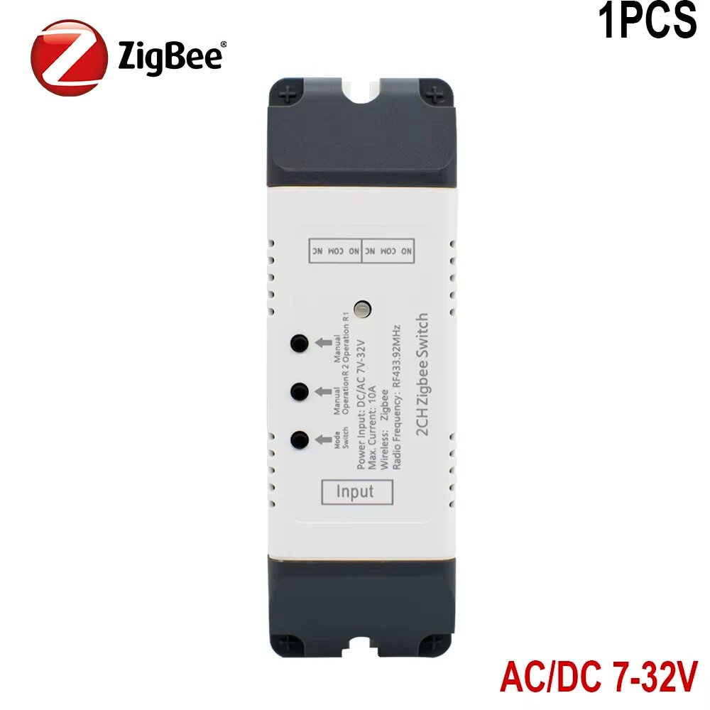 Scimagic-RC Zigbee/WIFI двухканальный переключатель Zigbee 7-32V