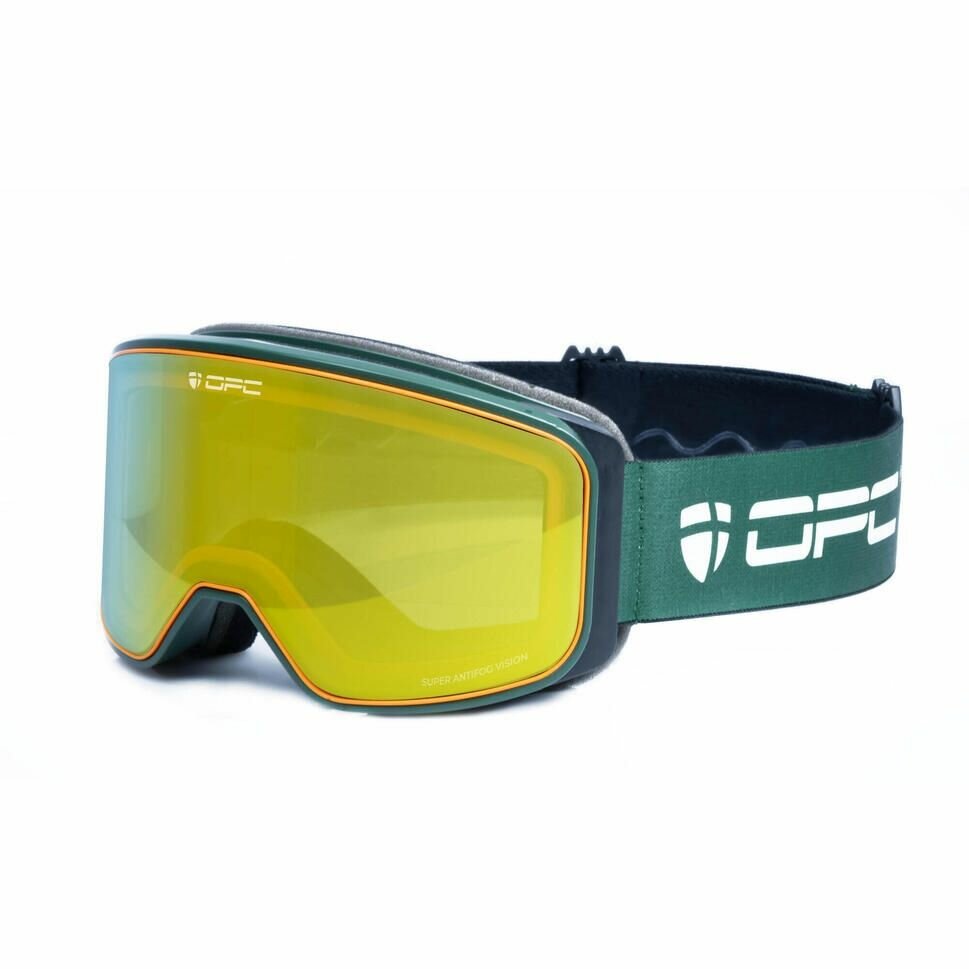 Decathlon Универсальные зимние очки OPC Performance Aspen S1 + чехол ML Цвет: Зеленый / Оранжевый