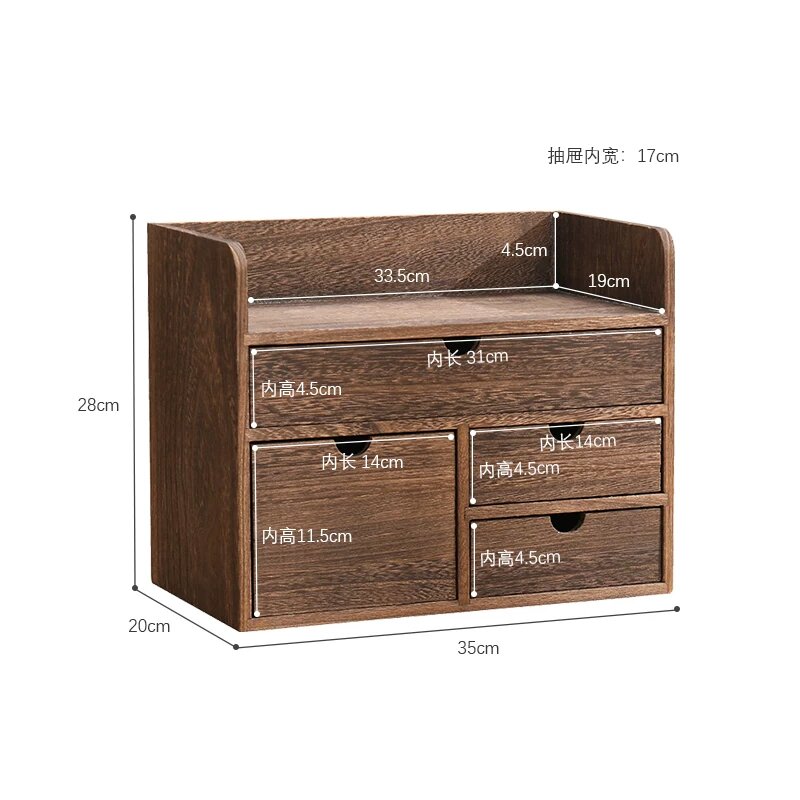 Деревянная коробка для хранения чая с многоярусной выдвижной системой, для чайных пирогов, настольная организация,