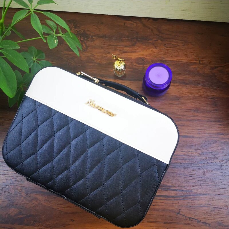 Настольный органайзер с подсветкой, косметичка, портативный кейс для косметики, новая модель 2023 года, перезаряжаемое