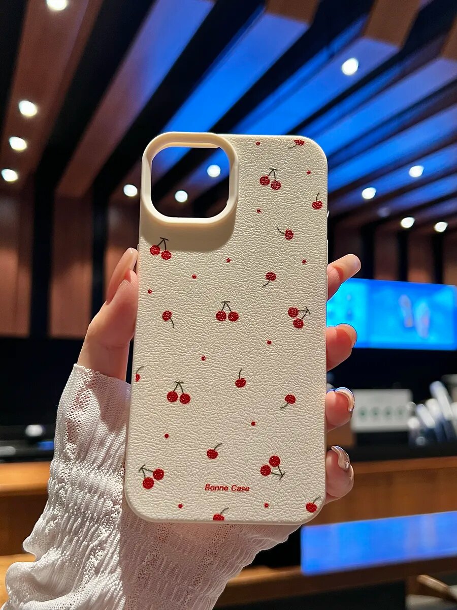 Чехол "О'кейси" для iPhone 13, 14, с принтом, защита камеры, белый