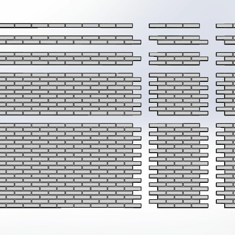 Эксклюзивные формы для миниатюрных кирпичиков по всей сети, необходимые материалы для миниатюрных сцен, мини-формы для кирпичиков для рукоделия
