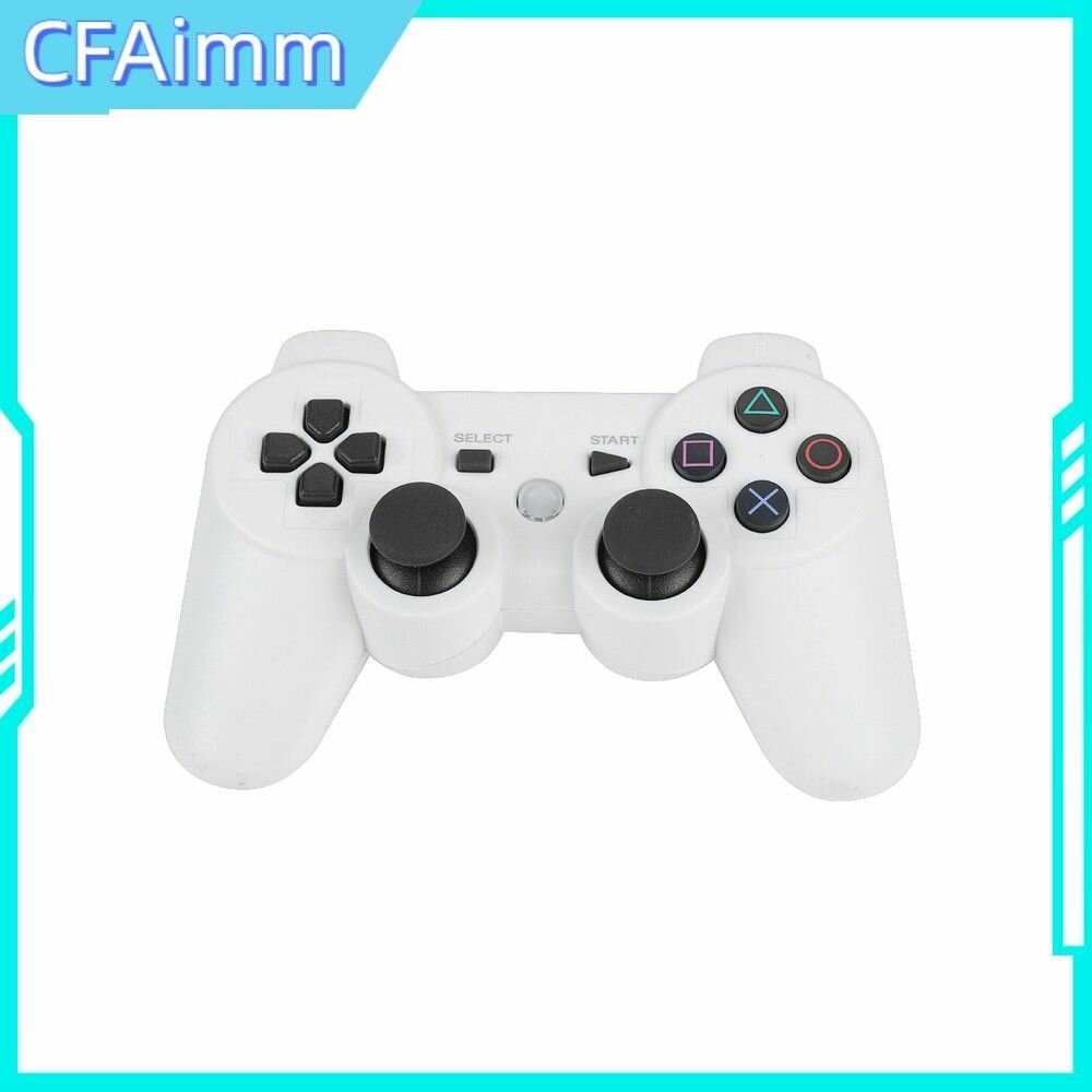 Беспроводной Bluetooth-геймпад для PS3 (белый)