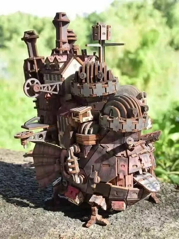 Деревянный 3D-конструктор "Ходячий замок"