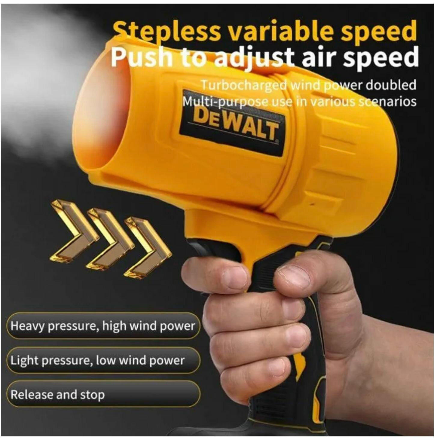 DeWalt Воздуходувка,1500Вт — фото 1