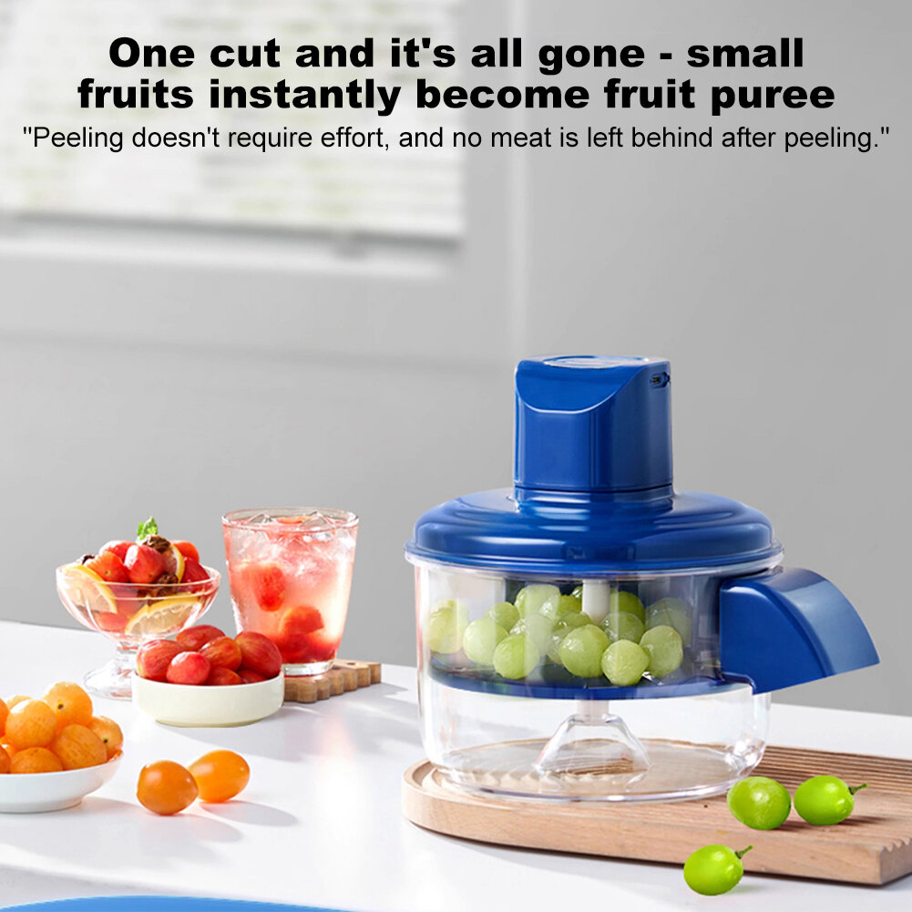 Электрическая машина Для очистки Винограда От Кожуры, Легко моющаяся, Портативная Беспроводная Быстрая Овощечистка Для Фруктов