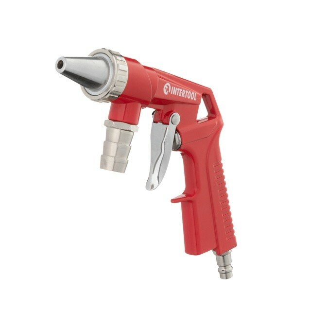 INTERTOOL Пистолет пескоструйный пневматический со шлангом PT-0706