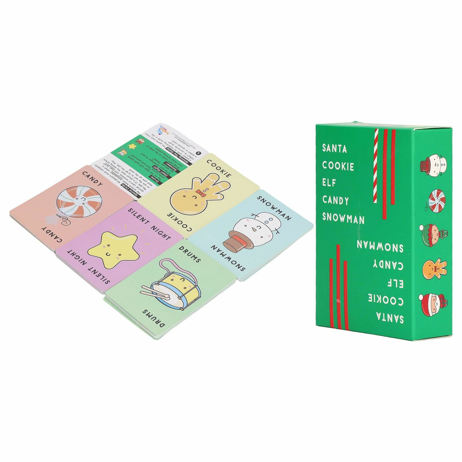 Классические карточные игры для вечеринок с тематикой Санты и снеговика