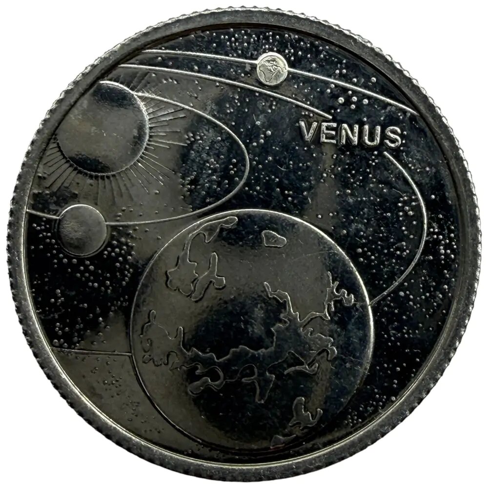 Турция 1 куруш 2022 г. (Планеты Солнечной системы - Венера)