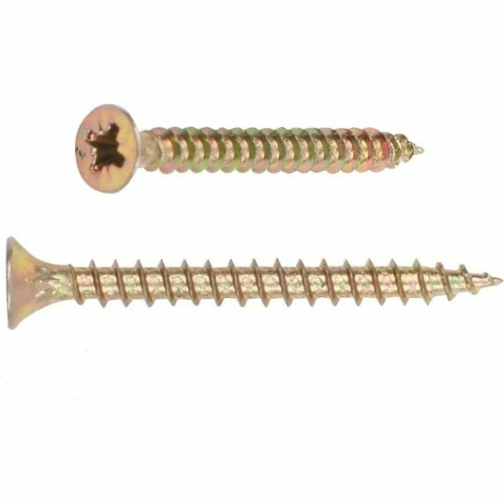 Универсальный шуруп STARFIX 6.0x90 мм, желтый цинк, 10 шт. SMZ2-45470-10