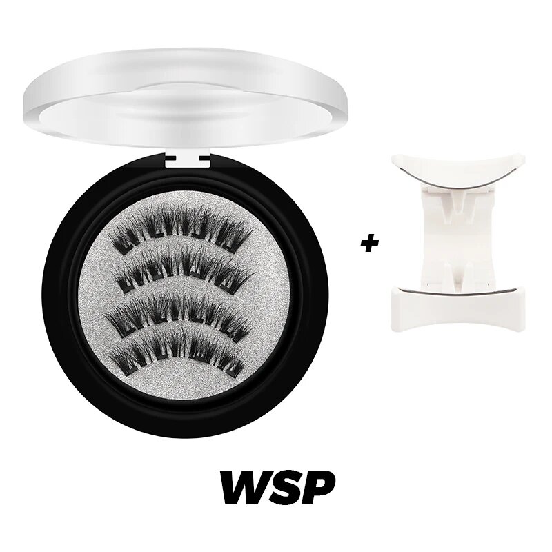 Магнитные ресницы WSP, 3D синтетика, 4 шт.