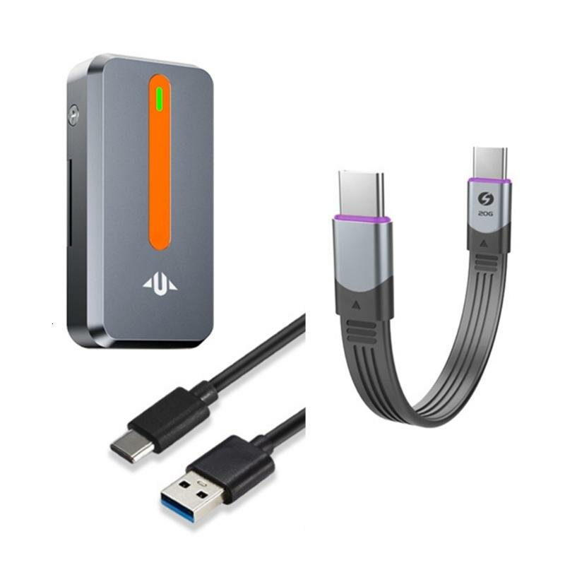 Магнитный корпус для NVMe 2242 M.2, USB3.2 Type C, 10 Гбит/с, Коробка для жесткого диска 20G da