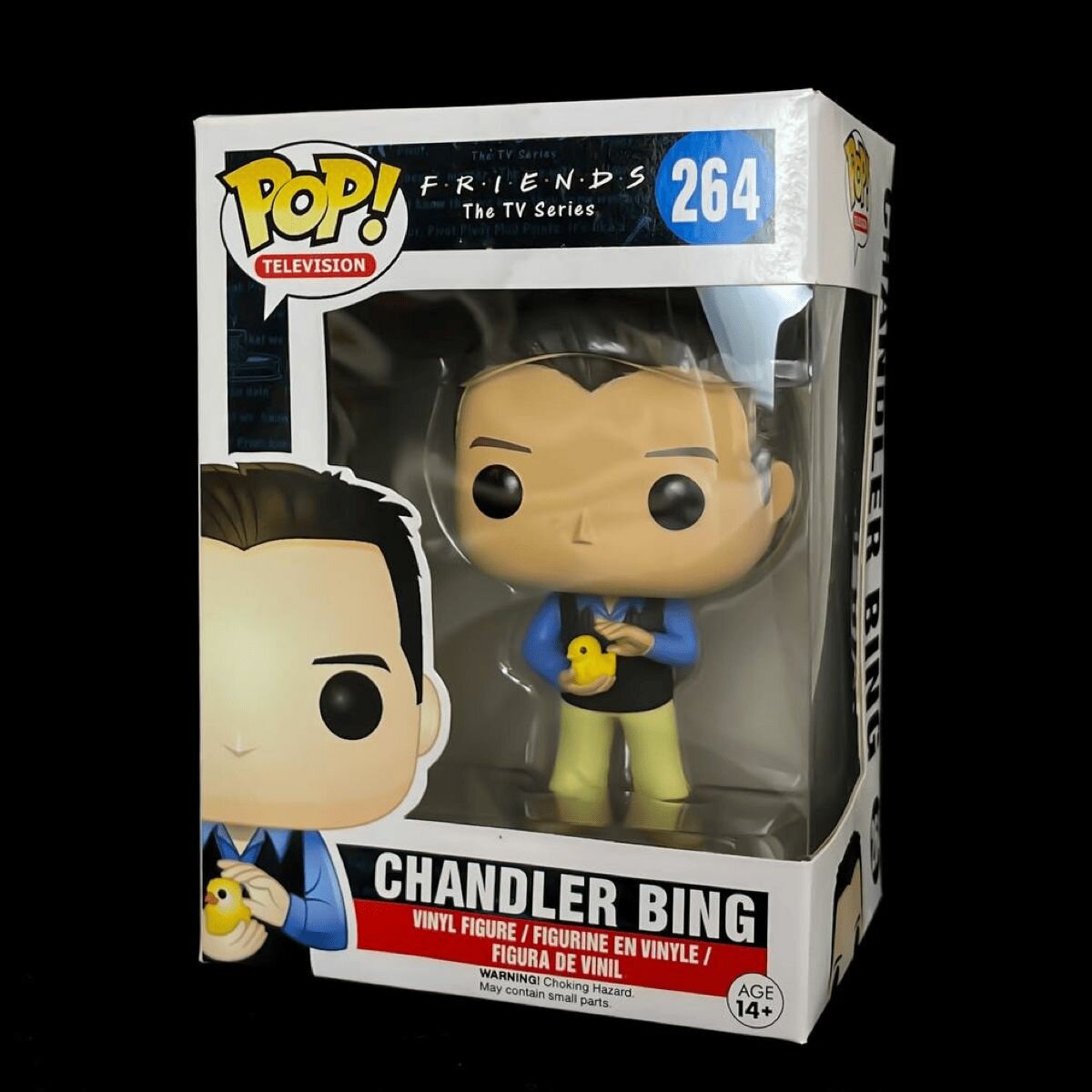 Фигурка Funko POP Chandler Bing with Duck из сериала Friends / Чендлер Бинг с утенком из Друзья Фанко ПОП