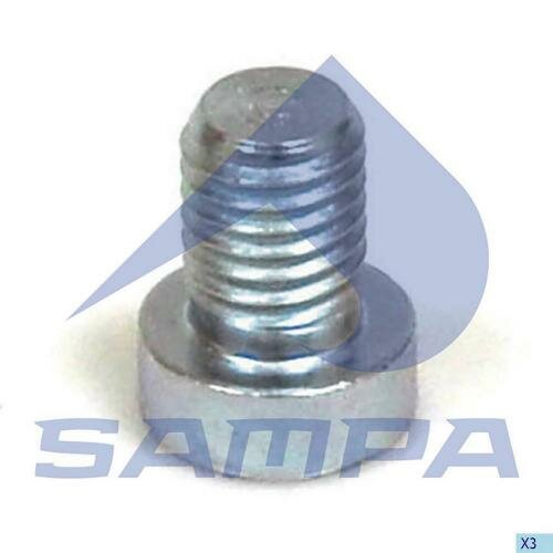 Sa102.222_болт крепления подковы! m12x1.75x16 jost jsk Sampa 102222