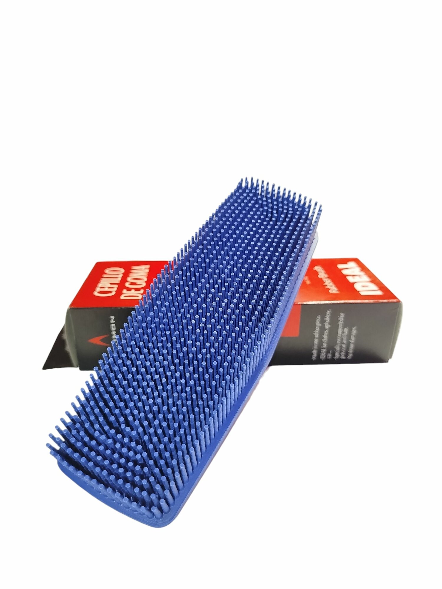 Щетка Morimon, для одежды и мебели, каучуковая, синяя, без ручки