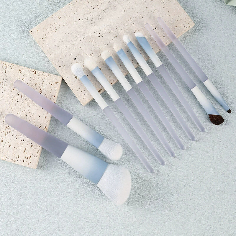 10-предметный набор кистей для макияжа в стиле Чэнь Юаньюань, кисть для румян, кисть для рассыпчатой пудры, кисть для теней, кисть для носа, полный набор кистей для макияжа