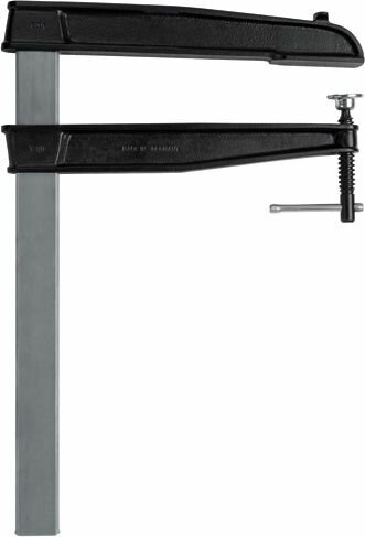 Струбцина чугунная BESSEY 600/300, глубокий зажим, 7 кН, Т-ручка, для высоких нагрузок TGN60T30K