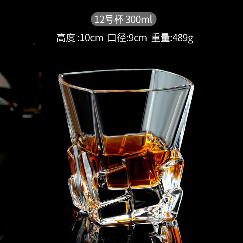 Утолщенная кружка для вина из хрусталя Бытовая винная кружка Кружка для виски костюм Творческий бар Пивная кружка Духи