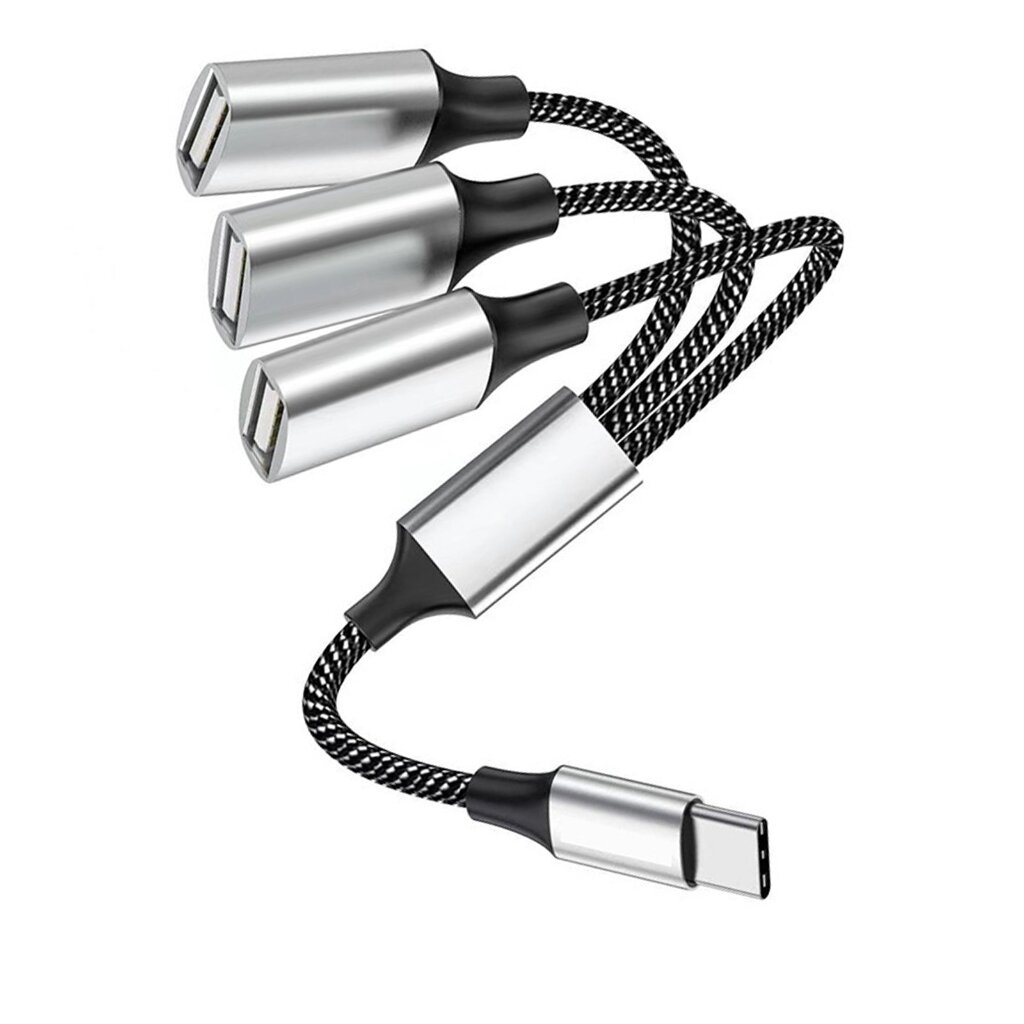Многофункциональный OTG-разветвитель для передачи данных через USB от Typec до 3