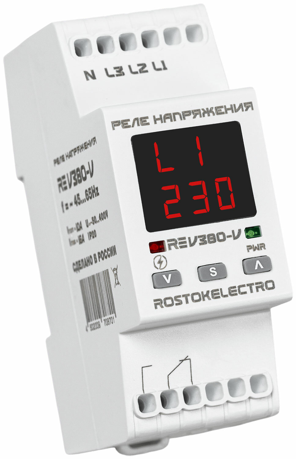 Реле напряжения RE V-380V