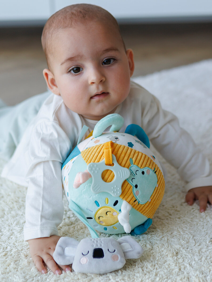 Интерактивная игрушка, мягкий мячик, Коала и Бегемот, серия "Зоопарк"