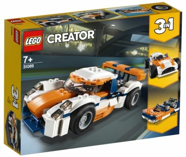 Lego 31089 Creator Оранжевый гоночный автомобиль