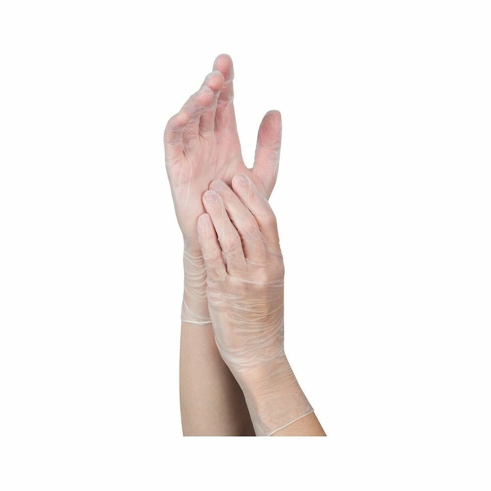 Виниловые неопудренные перчатки Рыжий кот 008342