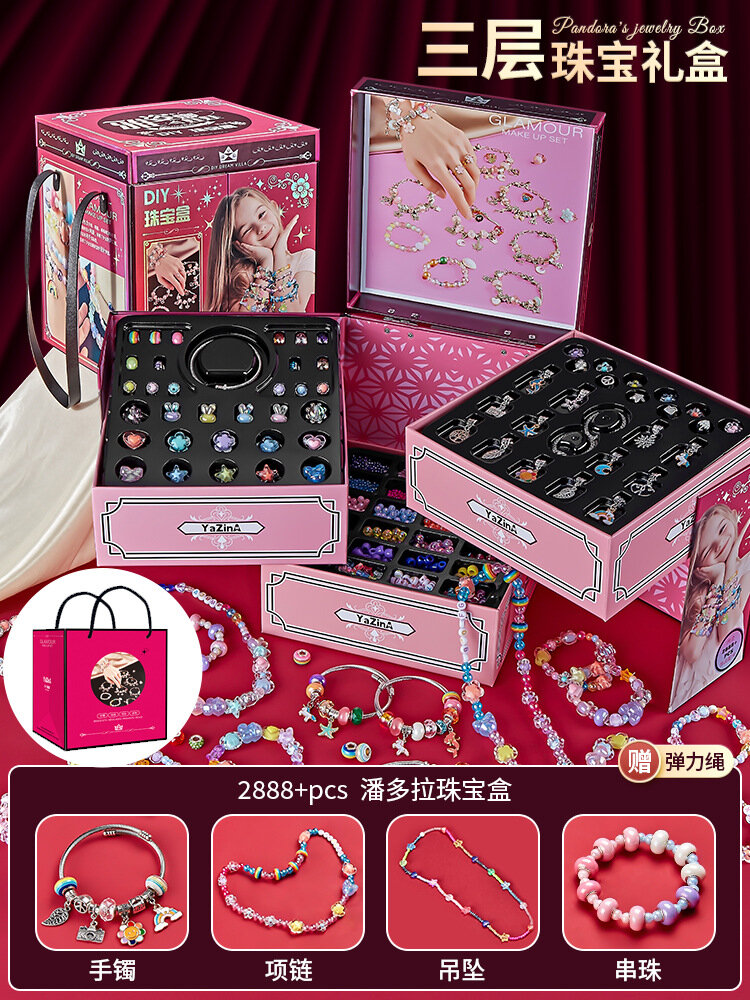 Подарок на день рождения для девочек, детский браслет, бисерный, новогодний подарок, ювелирный дизайн, высококачественная изысканная игрушка на День детей