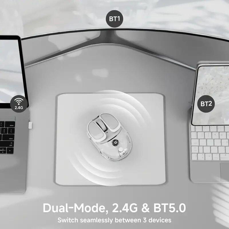 Беспроводная мышь EWEADN Q9 Bluetooth, Белый