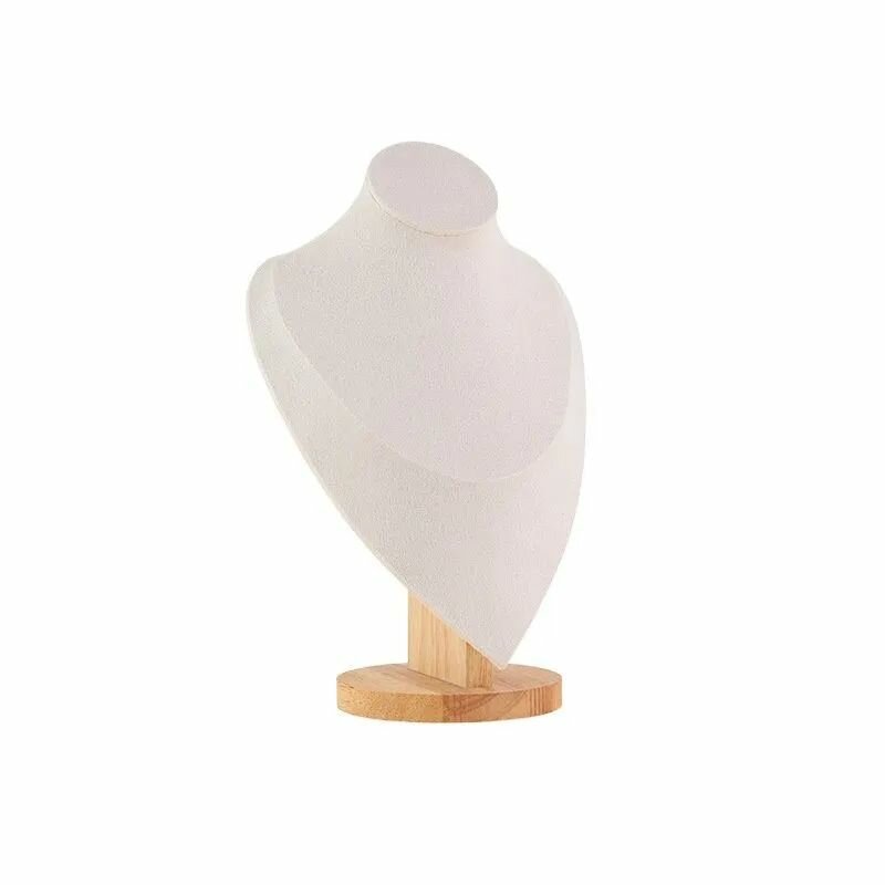 Бюст для украшений Треугольная форма h-20, цвет белое