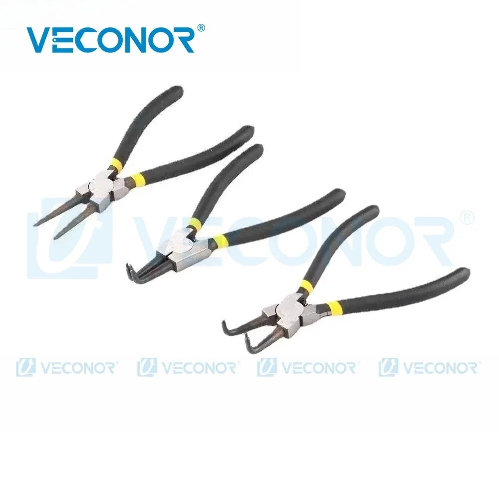 3 шт. 6 "Клещи набор внутренних и внешних Изогнутые Прямой Совет плоскогубцы кольцо стопорное кольцо плоскогубцы